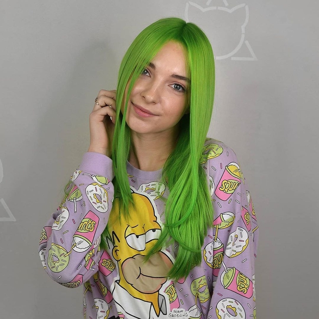 Цветные окрашивания волос Антоцианином и Crazy Color от 1500 руб. в ...