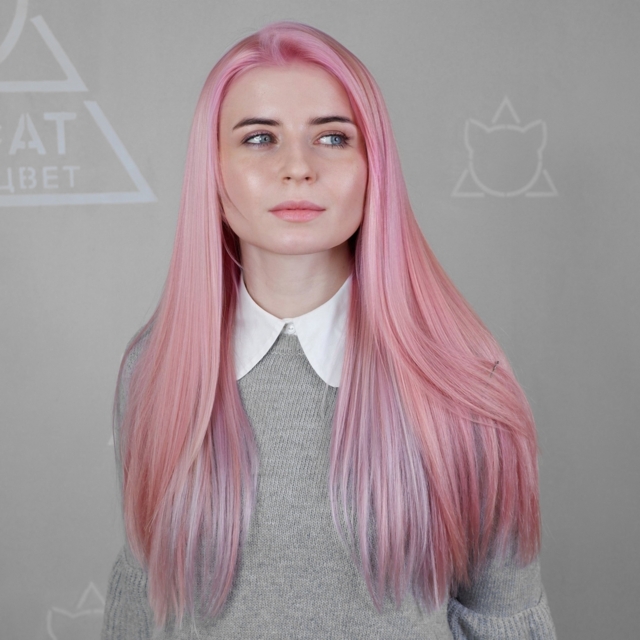 Цветные окрашивания волос Антоцианином и Crazy Color от 1500 руб. в ...